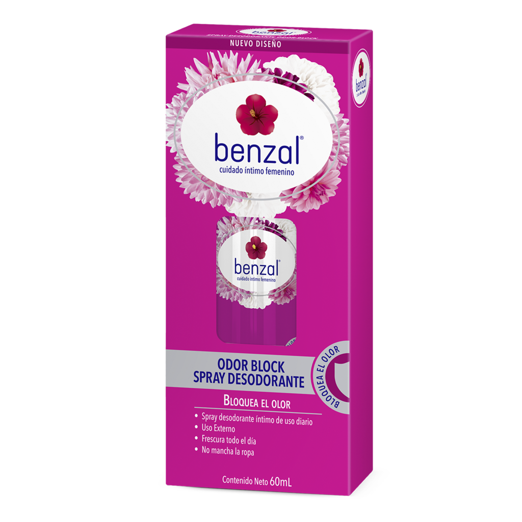 Benzal odor block spray desodorante c/60 ml | fcarmen