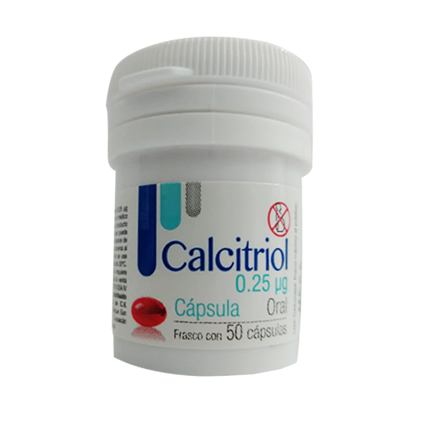 CALCITRIOL 0.25MCG. C/50 CAPSULAS | fcarmen